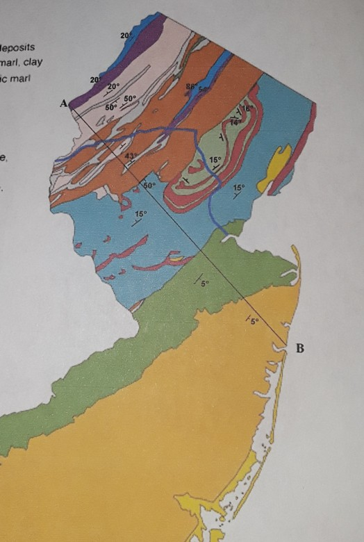 Solved Part 1 Horizontal strata The map on the next page | Chegg.com