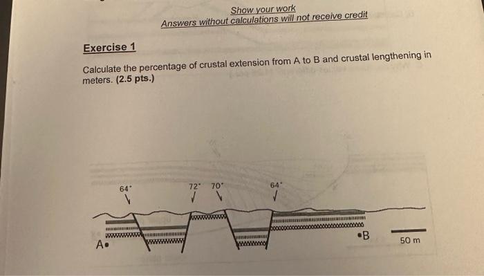 Solved Exercise 1 Calculate the percentage of crustal | Chegg.com