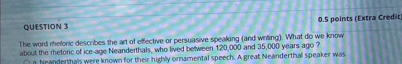 Solved QUESTION 30.5 ﻿points (Extra Credit)The word metoric | Chegg.com