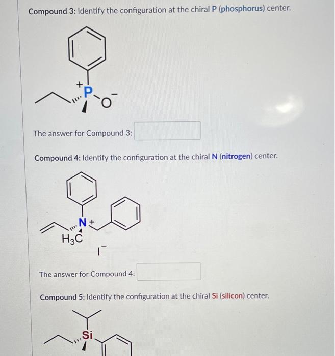 Solved Using the priority rule, identify the configuration | Chegg.com