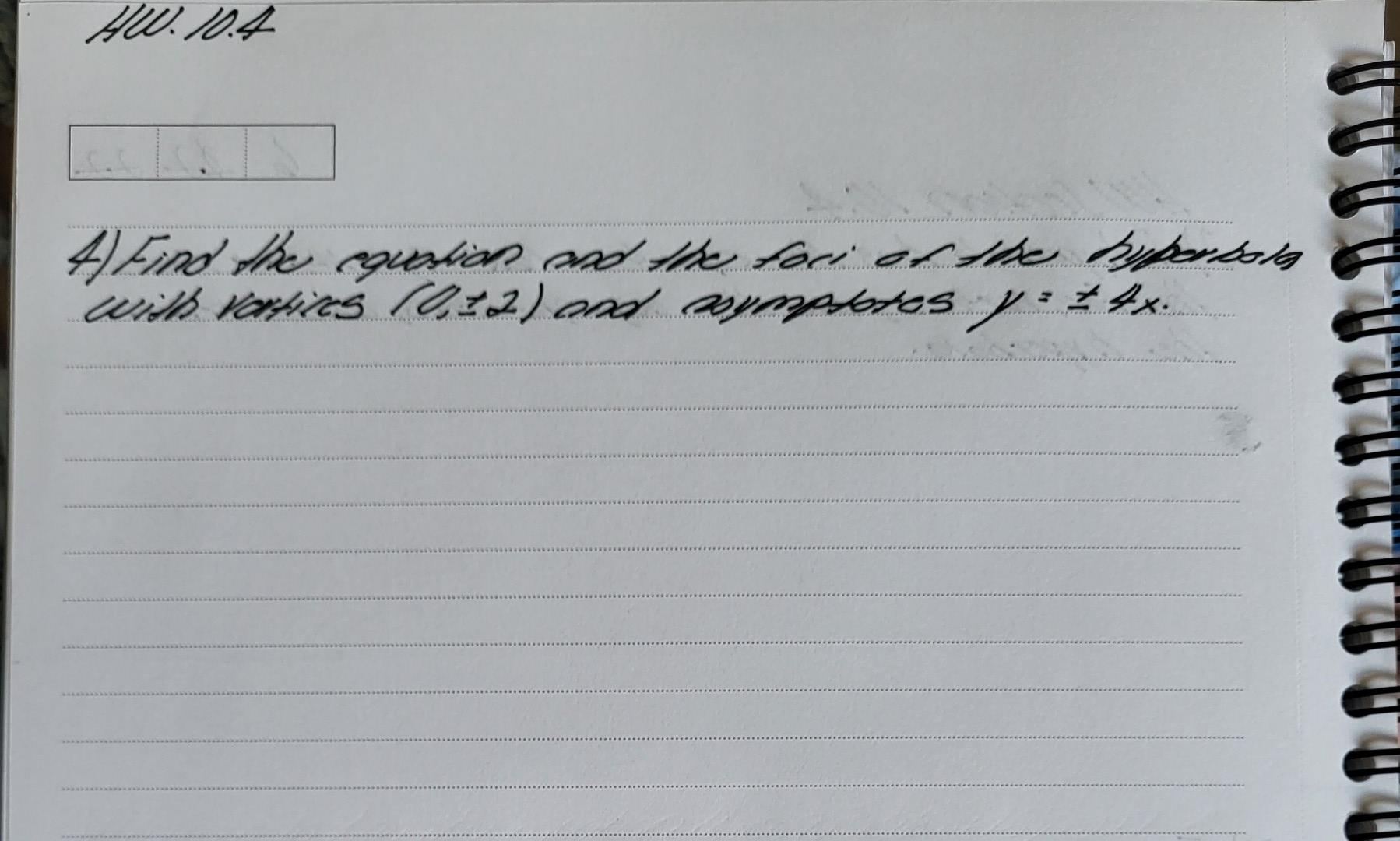 Solved AW.10.4 CCCX 4) Find the equation and the fori of the | Chegg.com