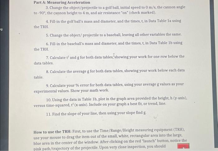 Data Table 1 b Mass of baseball: [answer] kg Diameter | Chegg.com