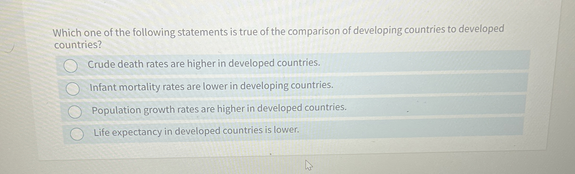 Solved Which one of the following statements is true of the | Chegg.com