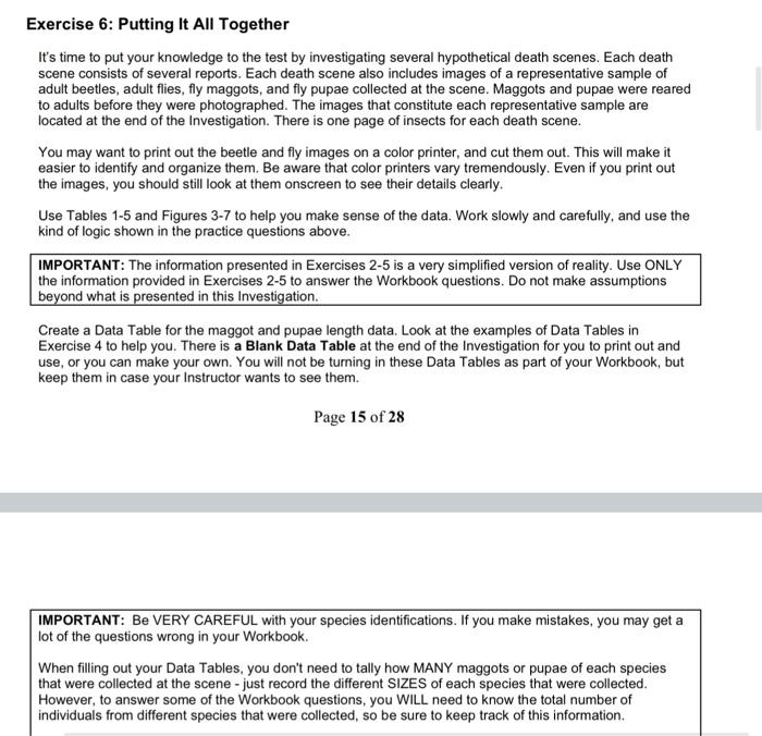 Exercise 6: Putting It All Together It's time to put | Chegg.com