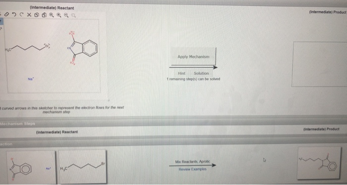 Solved (Intermediate) Reactant (Intermediate) Product po нс | Chegg.com