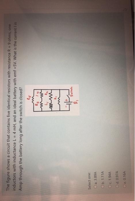 Solved The figure shows a circuit that contains five | Chegg.com