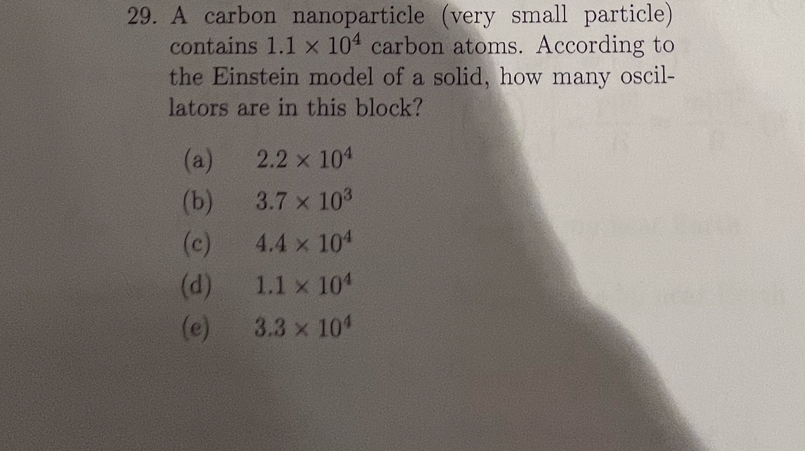 Solved A carbon nanoparticle (very small particle) ﻿contains | Chegg.com