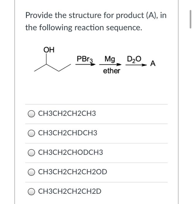 Solved Predict the major product for the following reaction. | Chegg.com