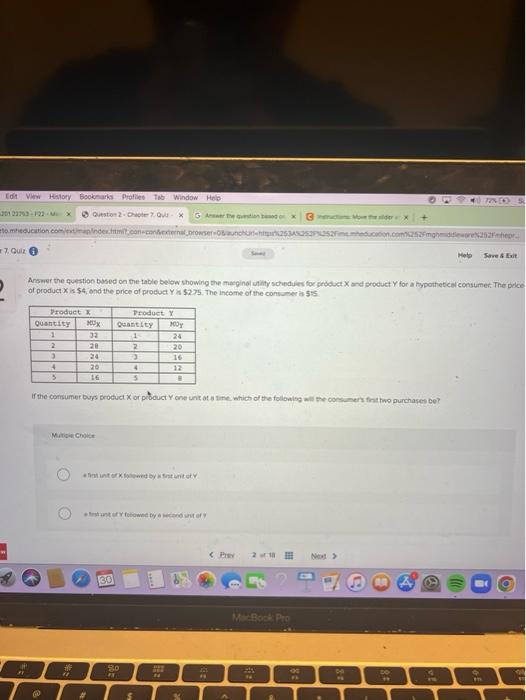 Solved Arswer the question besed on the table begow showing | Chegg.com