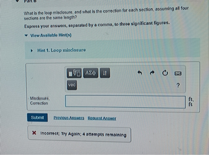 Solved 1 Review A differential leveling loop began and | Chegg.com