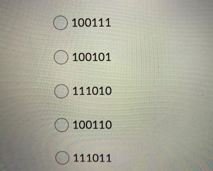 Solved Subtract binary number 10011 from binary number | Chegg.com