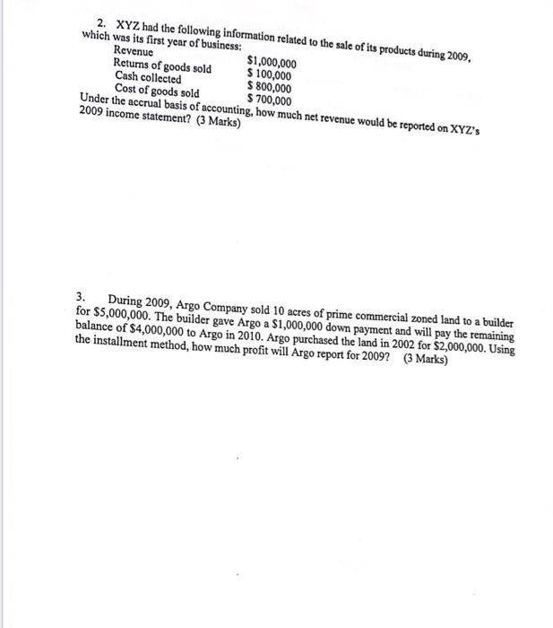 Solved 1. Classify the change in following items between the | Chegg.com
