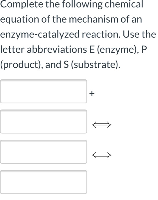 Solved Complete the following chemical equation of the | Chegg.com