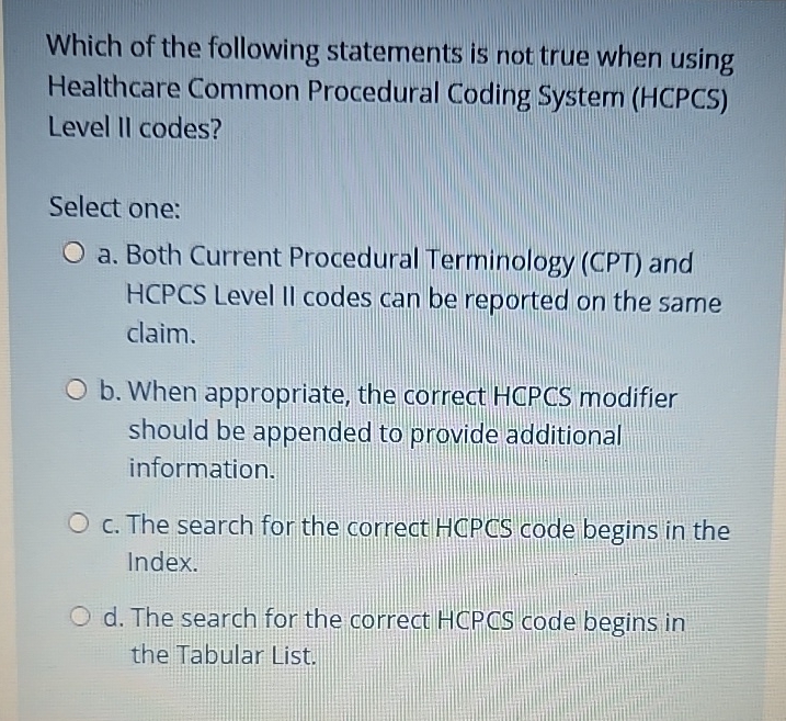 Solved Which of the following statements is not true when | Chegg.com