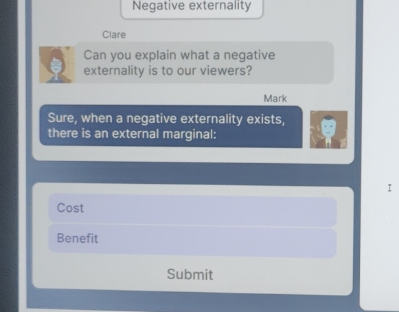 Solved Negative externalityClareCan you explain what a | Chegg.com