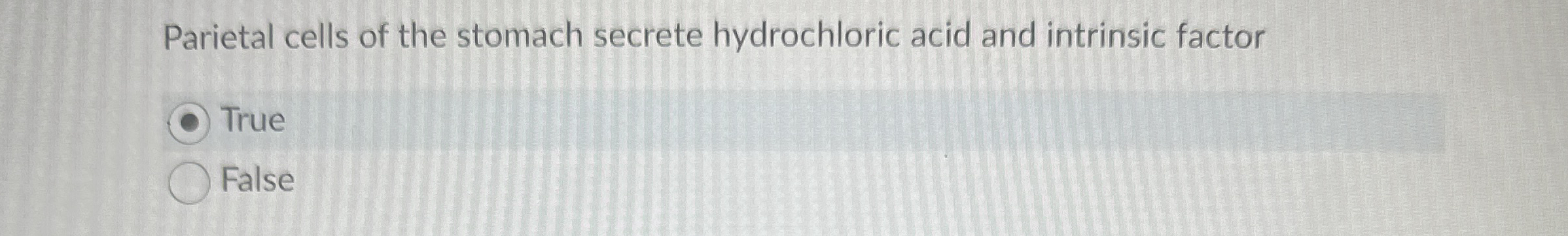 Solved Parietal cells of the stomach secrete hydrochloric | Chegg.com