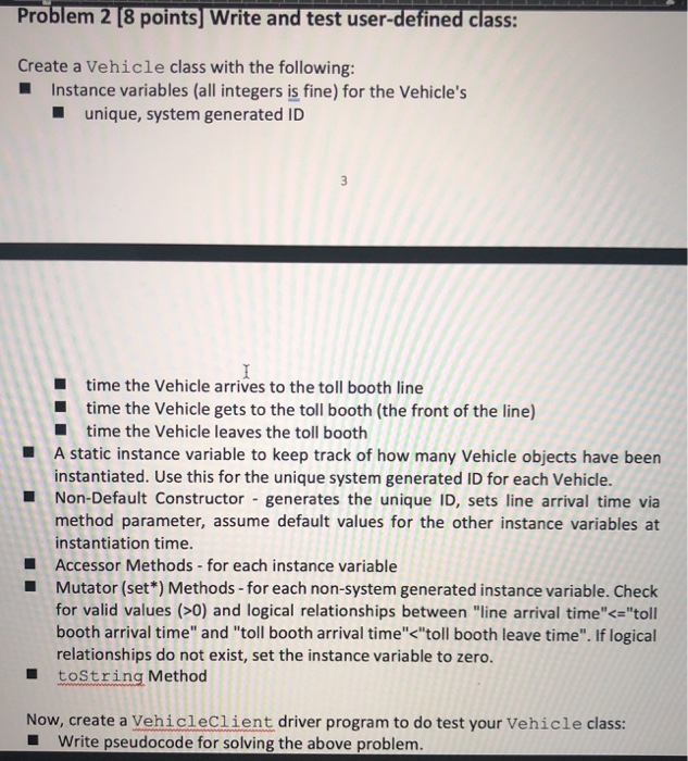 Solved Problem 2 [8 points Write and test user-defined | Chegg.com