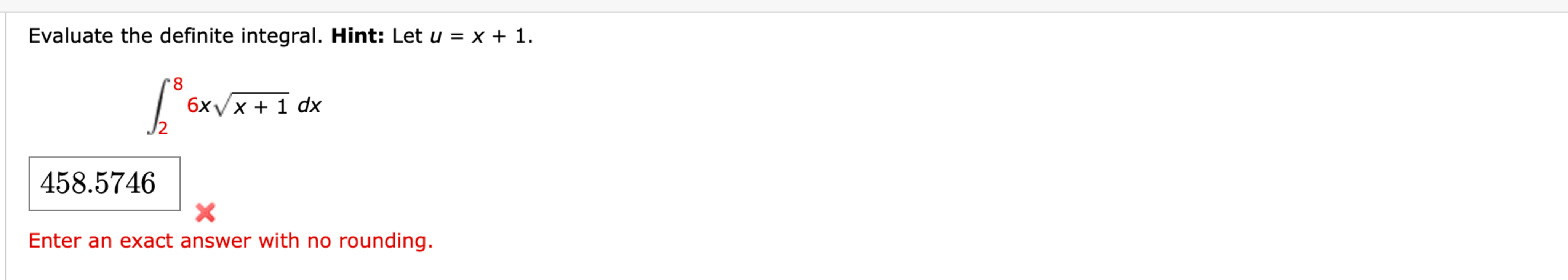 Solved Evaluate the definite integral. Hint: Let | Chegg.com