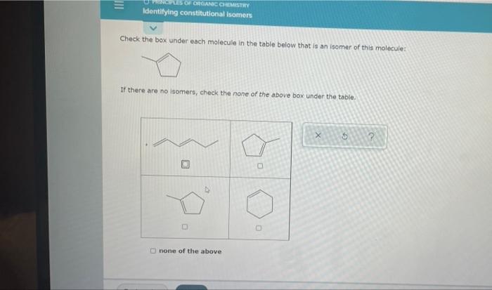 Solved NELS OF ORGANIC OMSTRY Identifying constitutional | Chegg.com