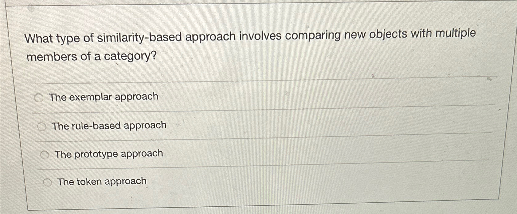 Solved What type of similarity-based approach involves | Chegg.com