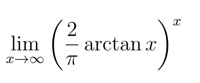 Solved COS lim (tan cos 0 0+,*/2- х 2 lim arctan x X->~ TT | Chegg.com