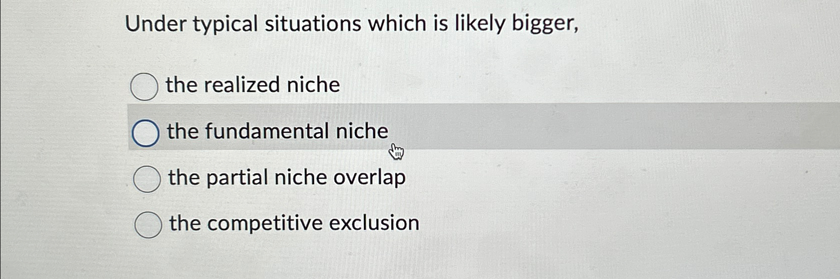 Solved Under typical situations which is likely bigger,the | Chegg.com