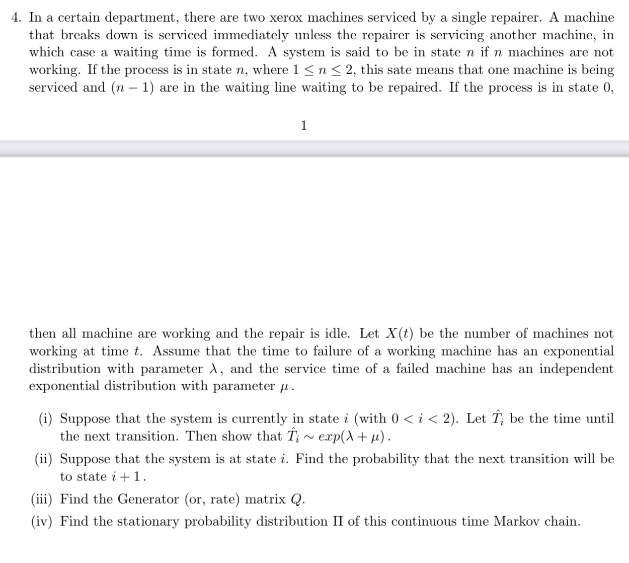 Solved Solve iii) ﻿and iv)plz | Chegg.com