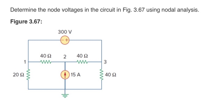 Solved For the circuit in Fig. 3.69, find V1, V2, and v3 | Chegg.com
