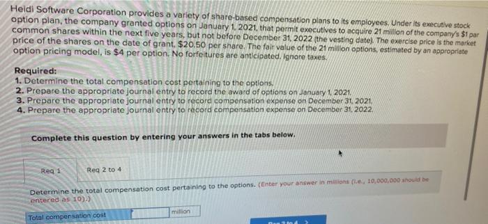 Solved Heidi Software Corporation provides a variety of | Chegg.com