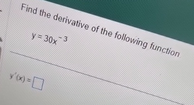 Solved Find the derivative of the following | Chegg.com