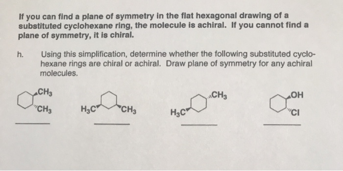 Solved If you can find a plane of symmetry in the flat | Chegg.com