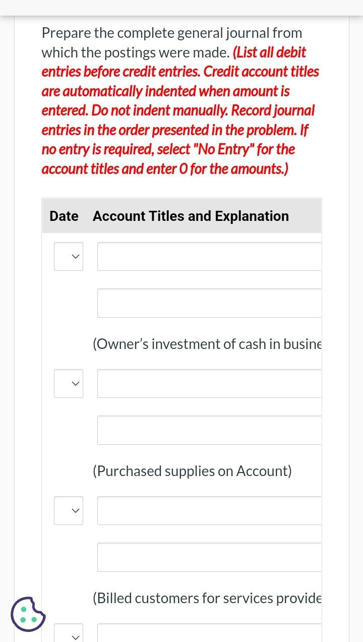 Solved The following T-accounts summarize the ledger ofThe | Chegg.com