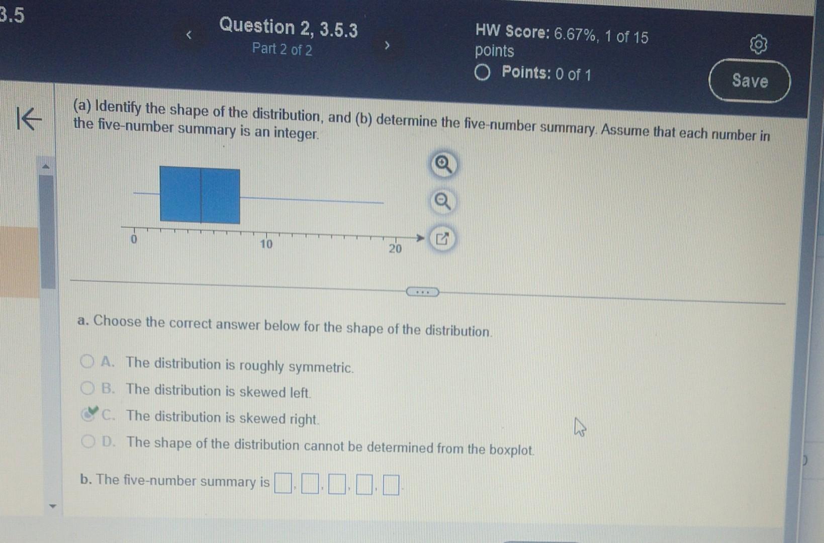 Solved A Identify The Shape Of The Distribution And B