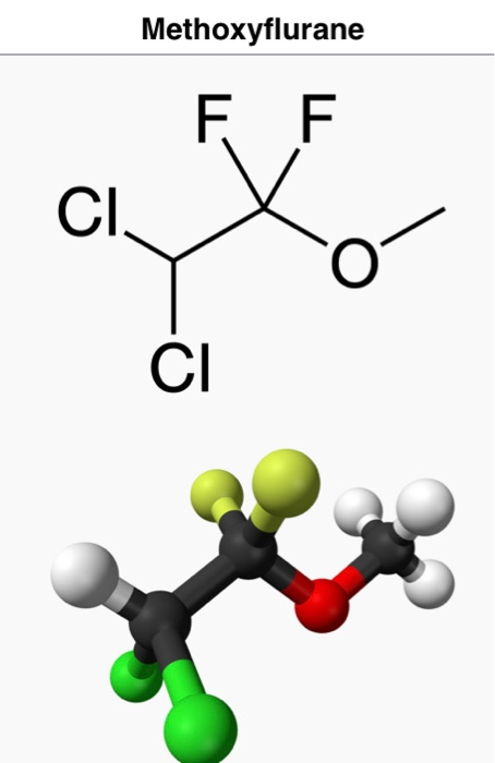 Solved Methoxyflurane | Chegg.com