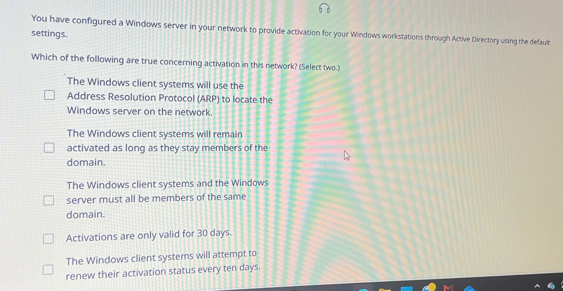 Solved You have configured a Windows server in your network | Chegg.com
