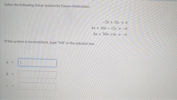 Solved (a) Set up a linear system whose solution provides | Chegg.com