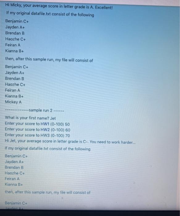 Solved Write a Python program that calculates the average | Chegg.com