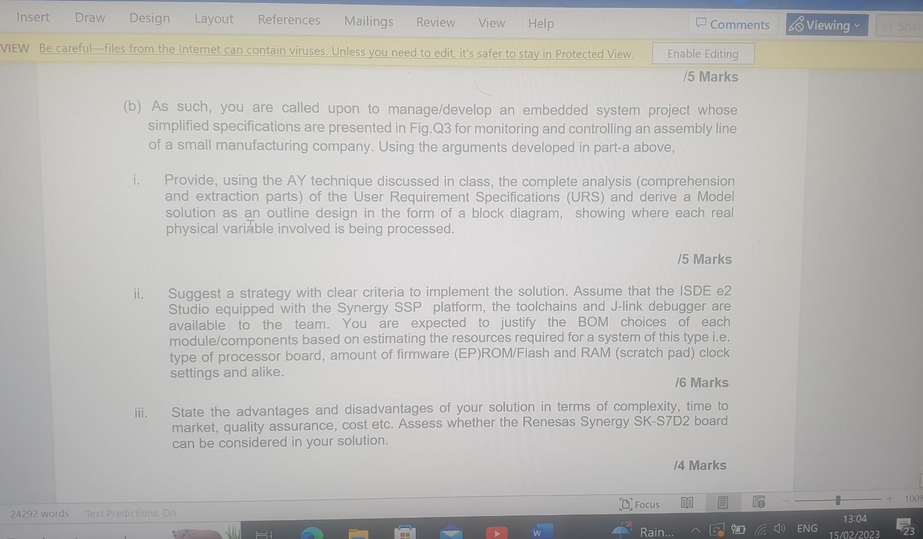 Solved (h) Semaphore and a Mutex are two inter-task | Chegg.com
