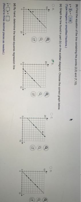 Solved (b) Find the equation of the line containing the | Chegg.com