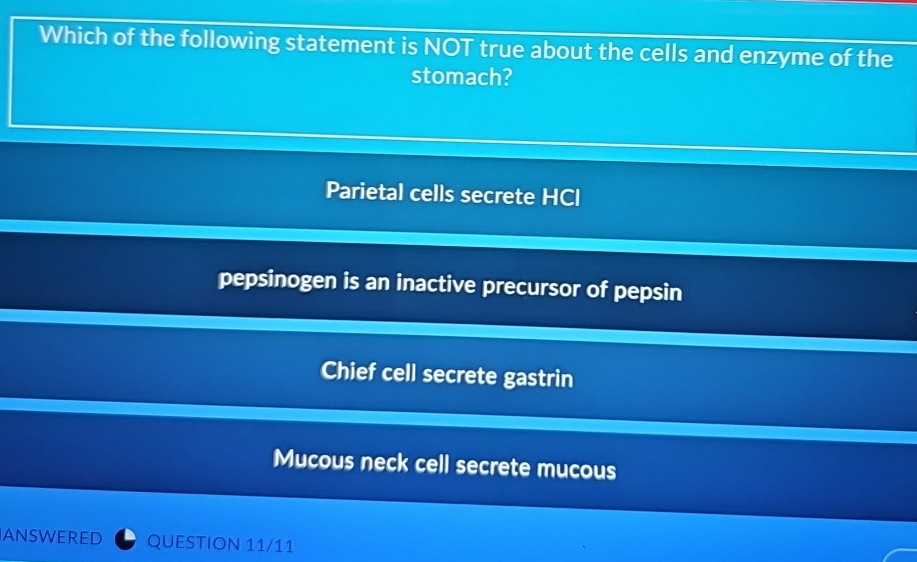 Solved Which of the following statement is NOT true about | Chegg.com