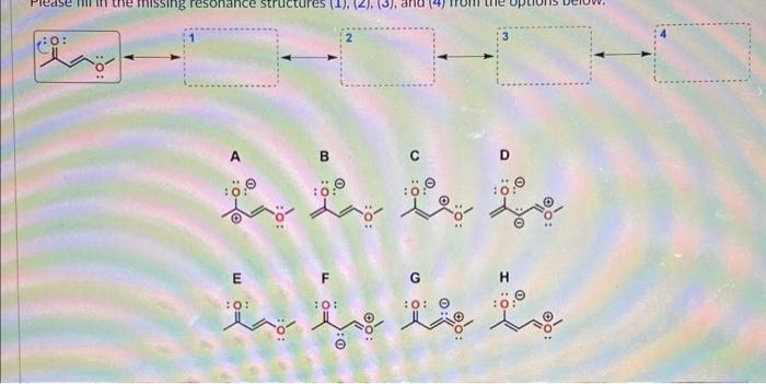 Solved D Please identify the MAJOR contributing resonance | Chegg.com