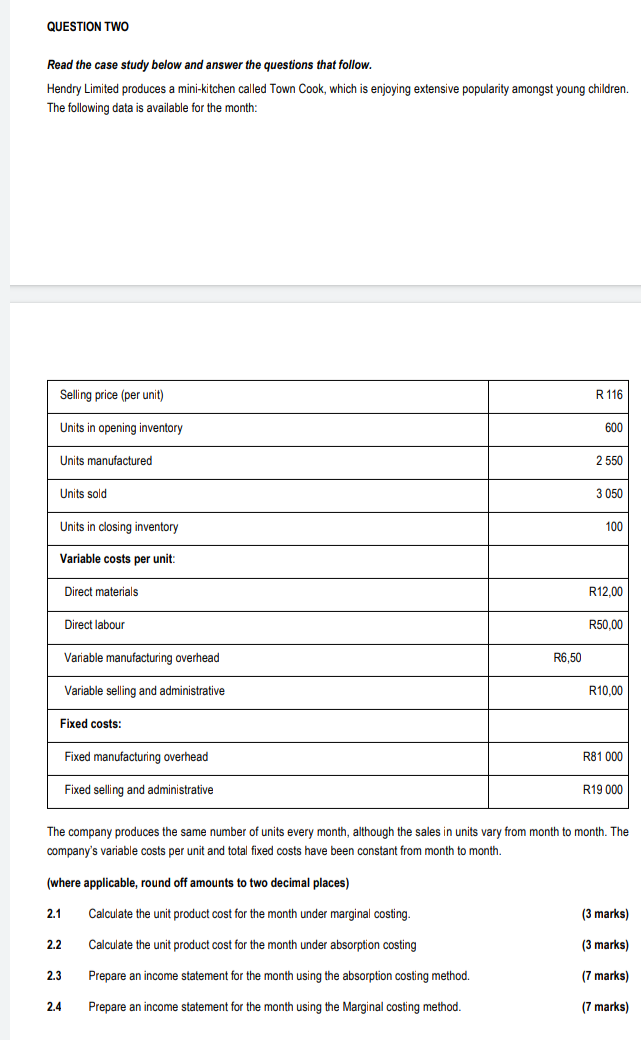 Solved SECTION A [30 MARKS] Answer ALL the questions in this | Chegg.com