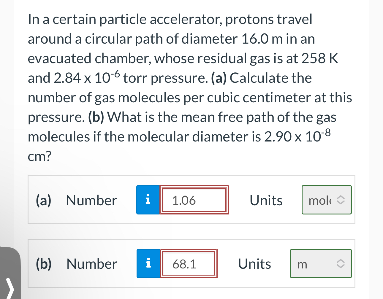 Solved In a certain particle accelerator, protons travel | Chegg.com
