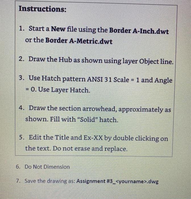 Solved Instructions: 1. Start a New file using the Border | Chegg.com