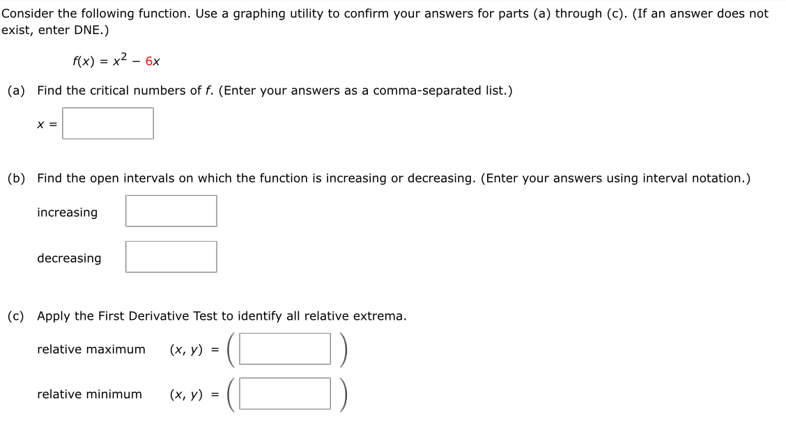 Solved Consider the following function. Use a graphing | Chegg.com
