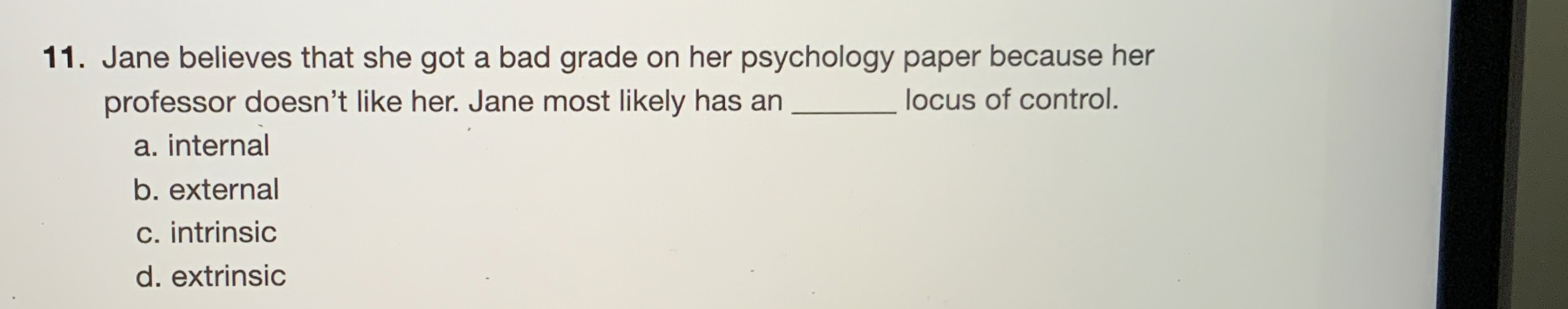 Solved Jane believes that she got a bad grade on her | Chegg.com