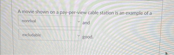 Solved A movie shown on a pay-per-view cable station is an | Chegg.com