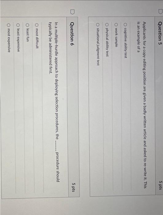 Solved Applicants for a copy editing position are given a | Chegg.com