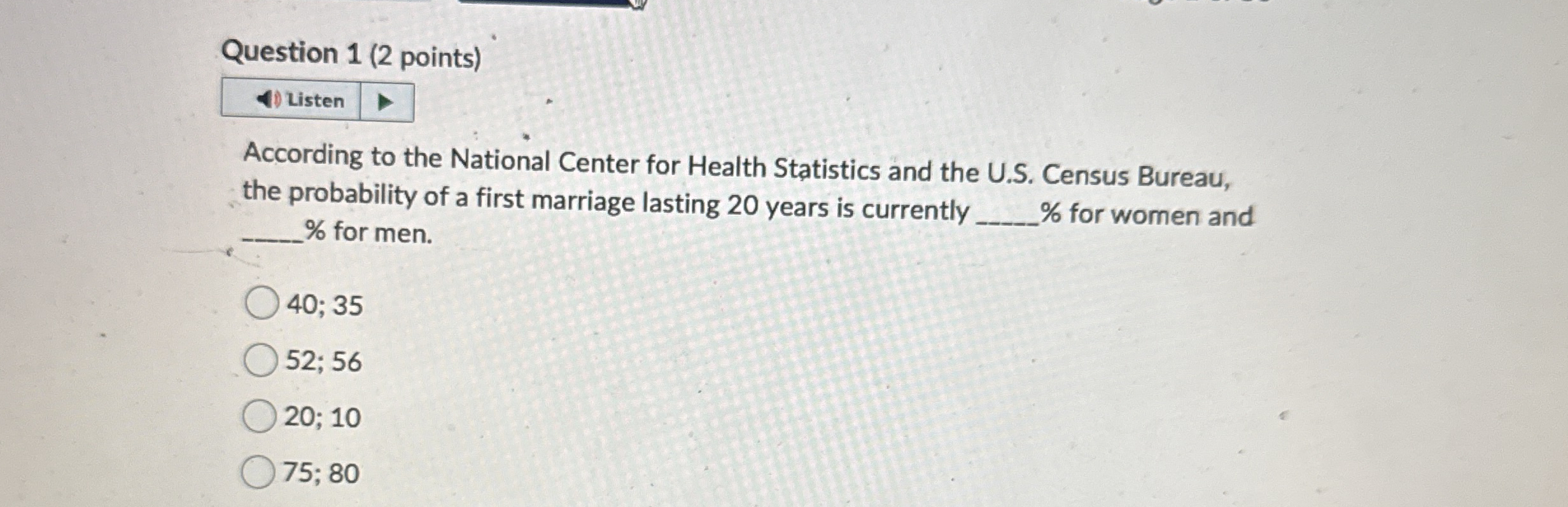 Solved Question 1 (2 points)ListenAccording to the National | Chegg.com Solved Question 1 (2 points)ListenAccording to the National | Chegg.com