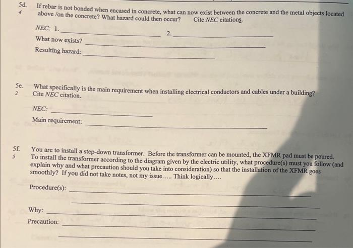 Solved 5d. If rebar is not bonded when encased in concrete, | Chegg.com